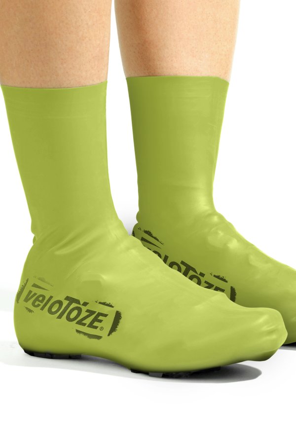 Capa De Sapatilha Velotoze Latex MTB Cano Alto